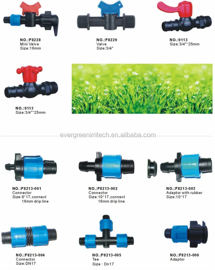 Irrigation Drip Line With Pressure Compensating Emitter - Buy Drip ...