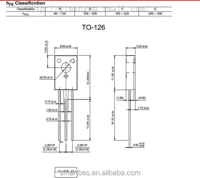 Smart Electronics~ Transistor D882 2 Sd882 3a / 40v Npn Geminate ...