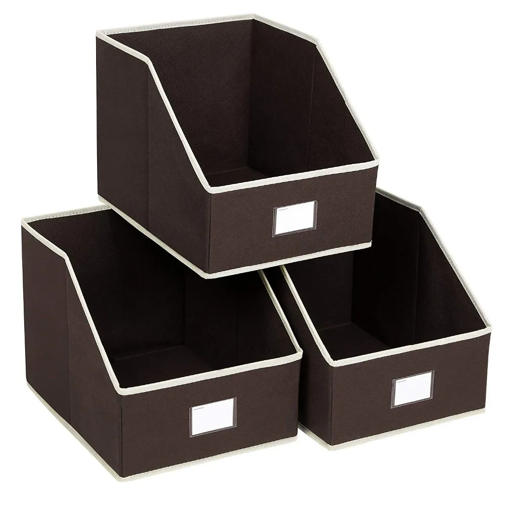 Portable Office Document Organizer Decorative Box Collapsible File Box ...