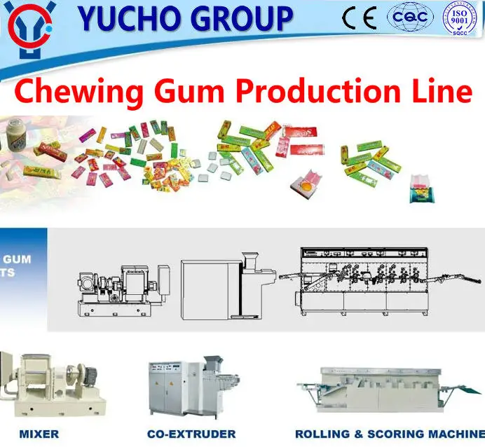 China Full Automatic Stick Chewing Gum Making Machine
