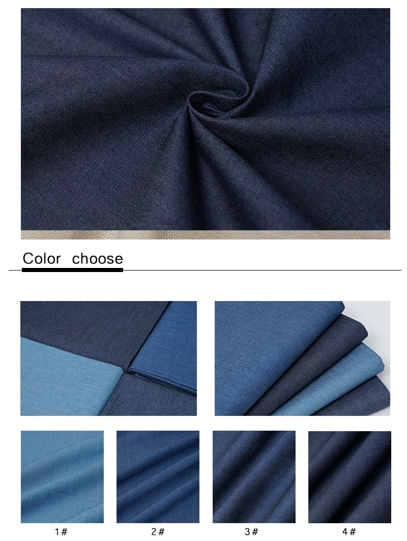 Shop Our Woven 100% Cotton Denim Fabric for Fashion Jeans