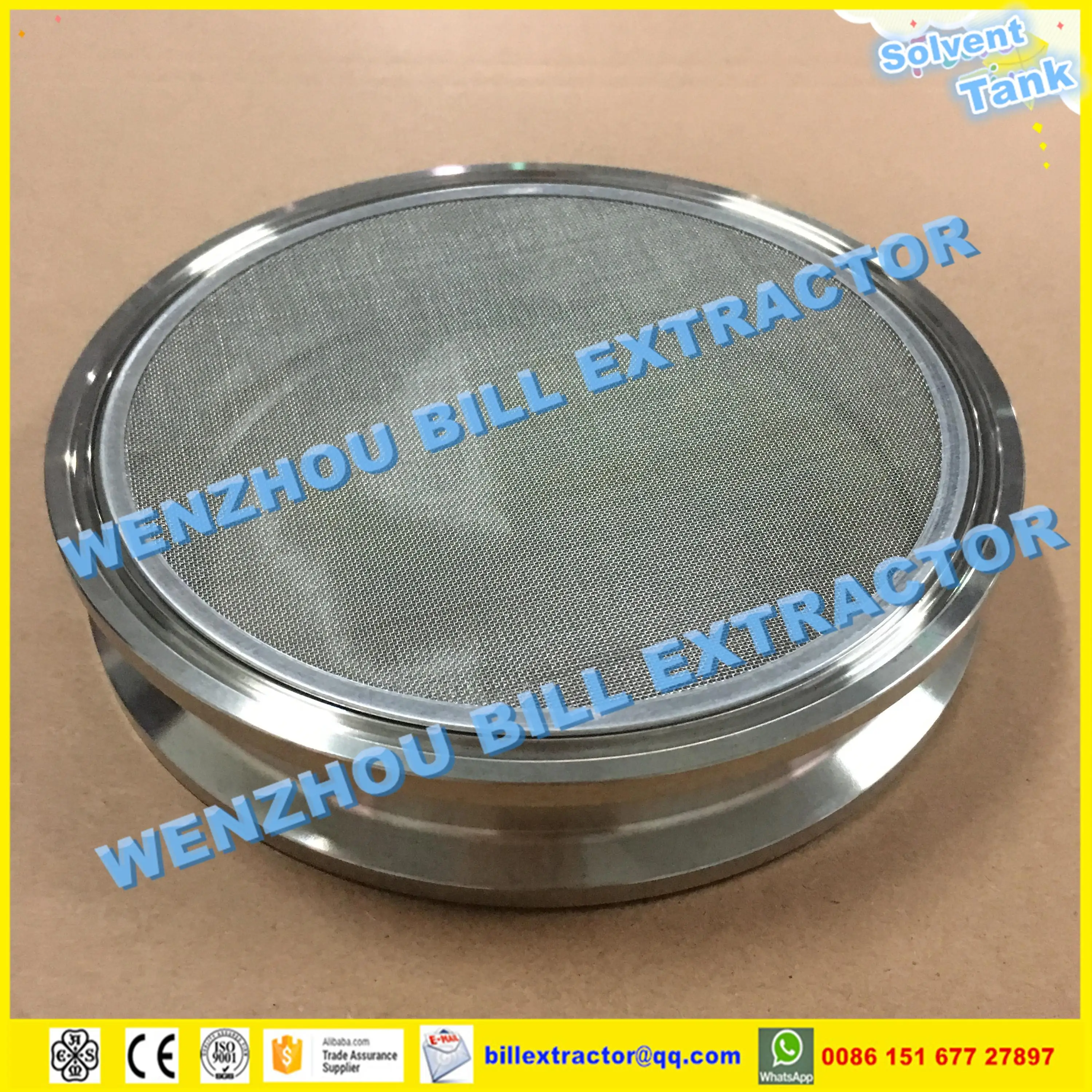 20 Micron 25 Micron 50 Micron 6" Stainless Steel Coins Bho Screen ...