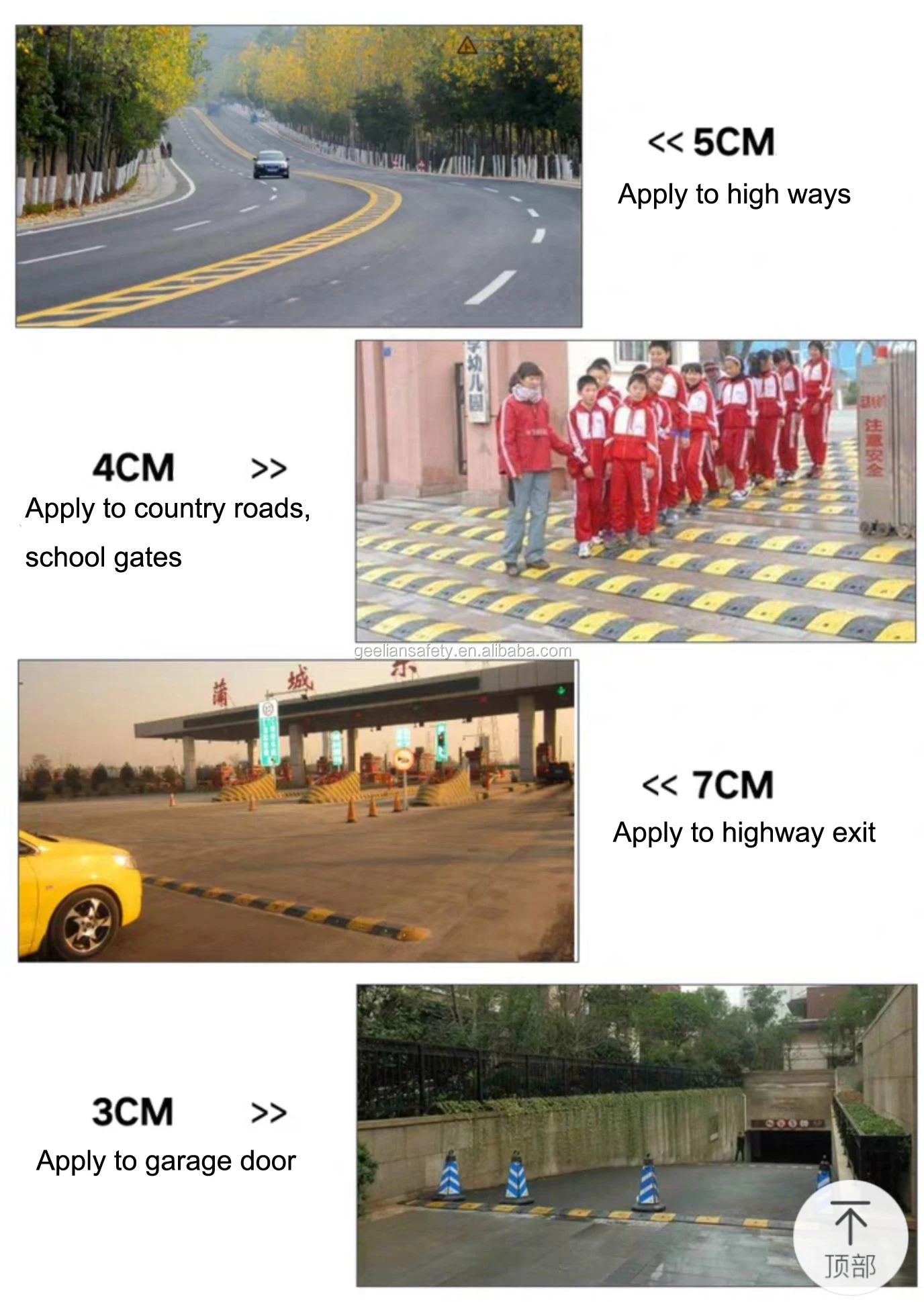 Two/One Way Road Spikes - Effective Traffic Barrier & Tyre Killer ...