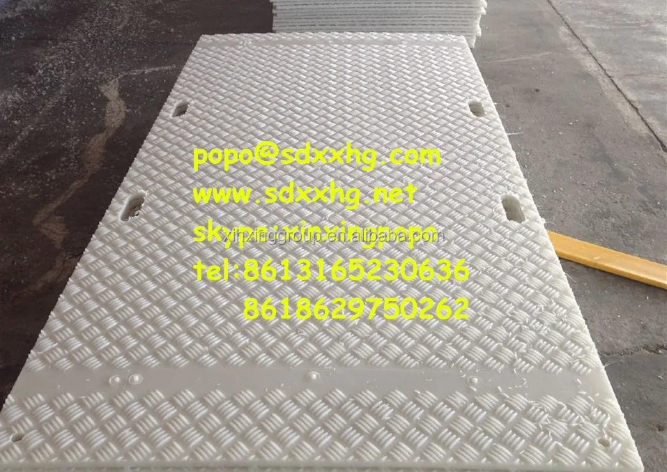 High Density Plasitc Ground Mat Hdpe Plastic Tread Plate - Buy High ...