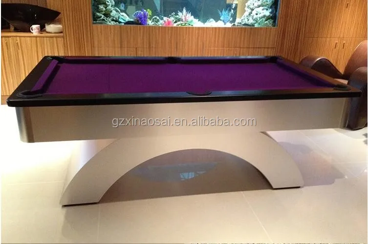 Full Size Luxury Slate Arch Leg Rainbow Pool Table Billiard Table For ...