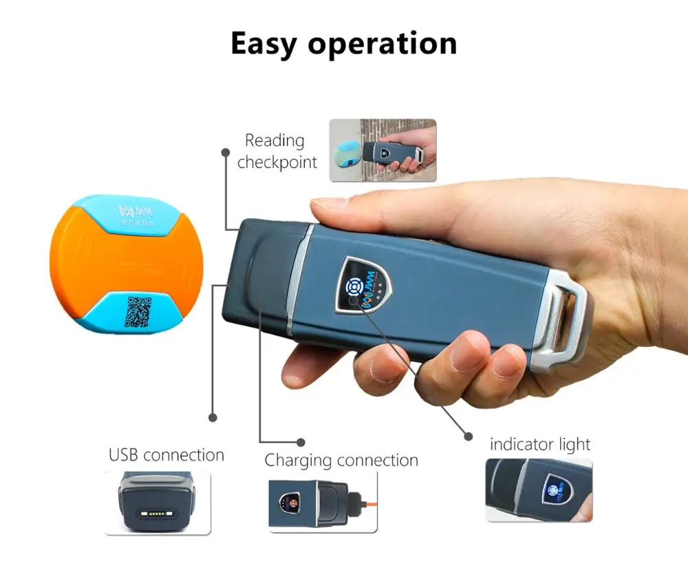 JWM Security Guard Tour Clocking Check Points Management System