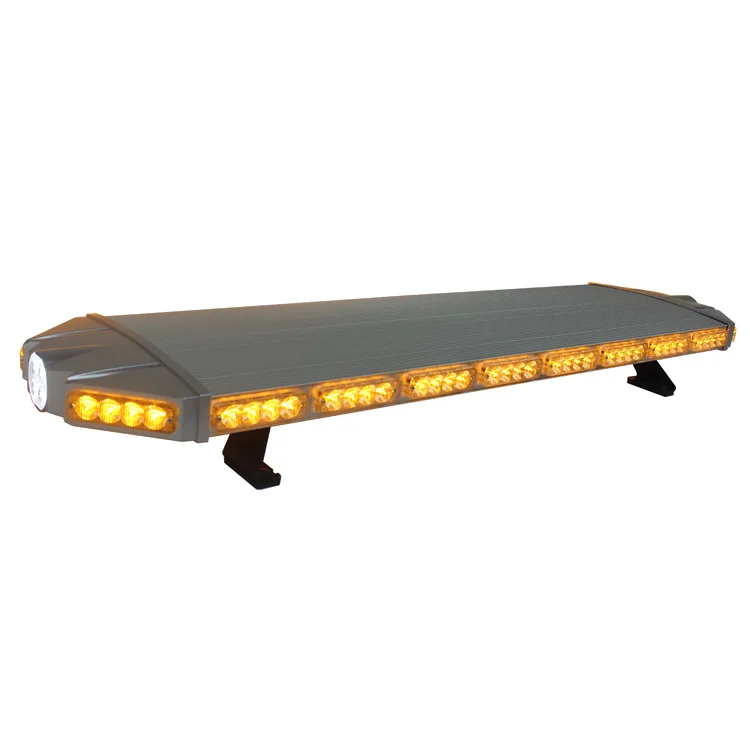 12v 48 Inch 1200mm Led White Aluminum Amber Light Bar Strobe Flashing ...