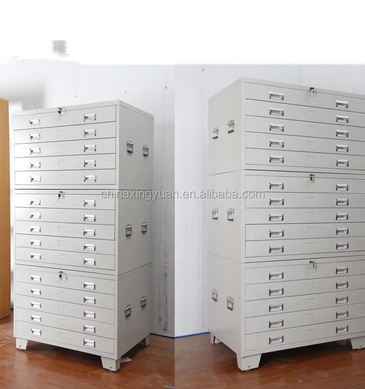 A0/A1 Paper Storage Cabinet - Durable & Adjustable Design