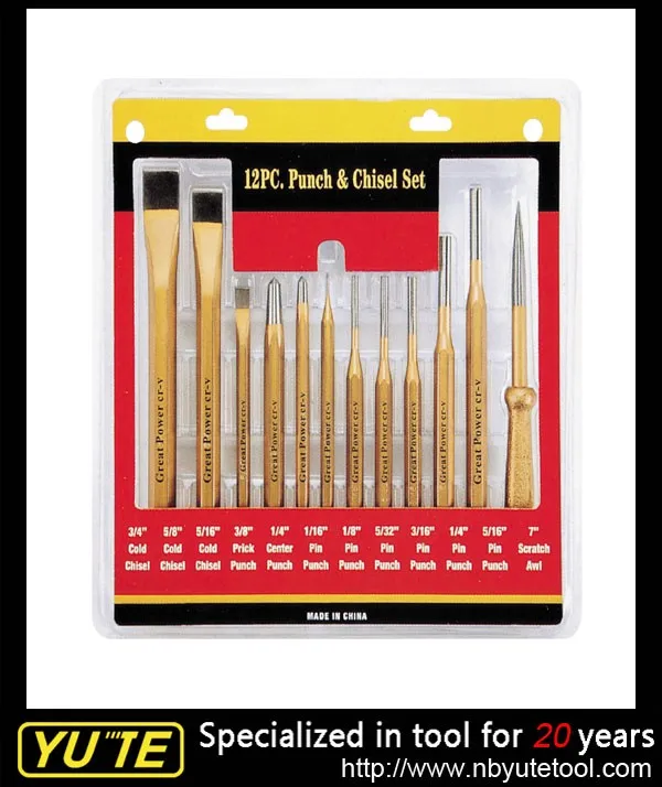 Flourish 12pcs Chisel And Punch Set & Hole Punch And Wood Chisel - Buy ...