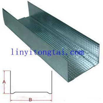 U Wall Profile /gypsum Board Stud And Track/drywall Metal Studs And ...