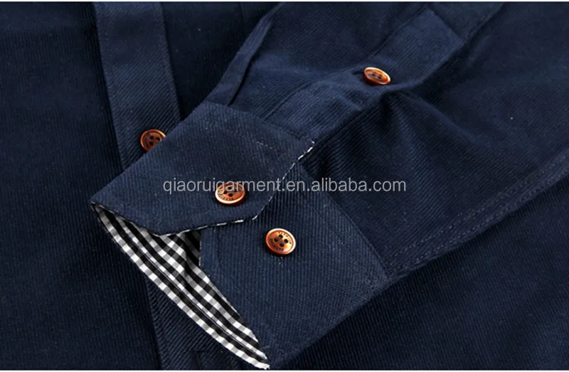 Wholesale Men's Long Sleeve Thick Cotton Solid Color Flannel Shirts ...