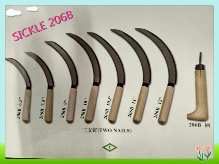 Farming Rice Harvesting Hand Knife Sickle - Buy Sickle,Rice Harvesting ...