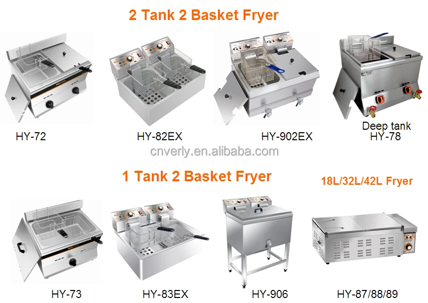 Gas Fryer With Cabinet Cr-fr-909 - Buy Commercial Deep Fryers ...