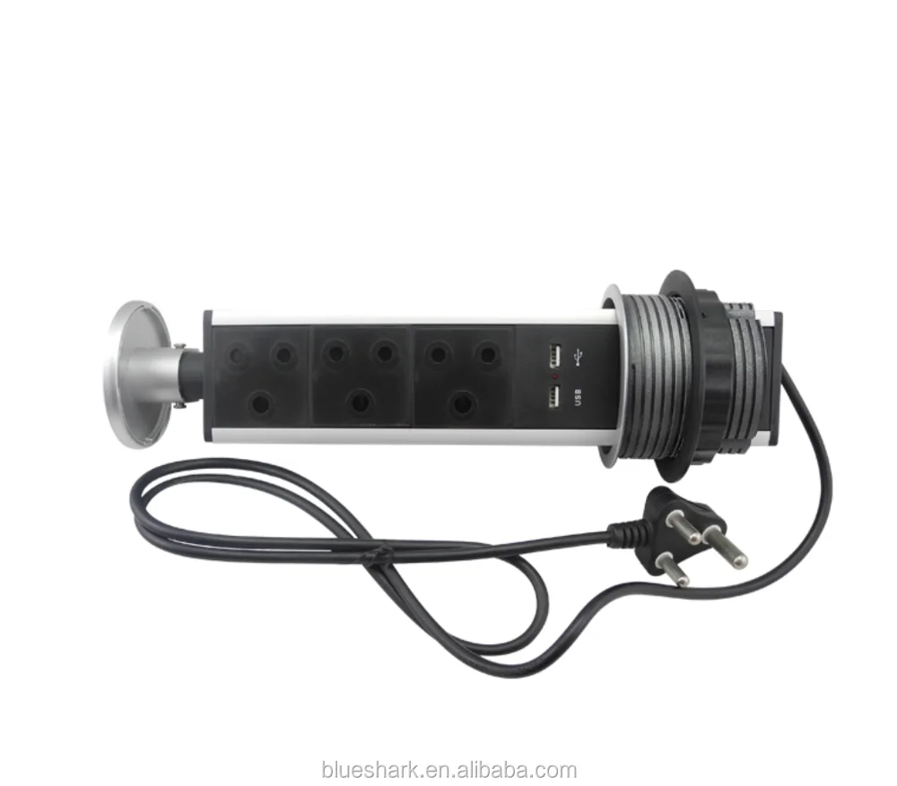 South Africa Round 3 Pin Power Plug Kitchen Pop Up Socket / Pop Up ...