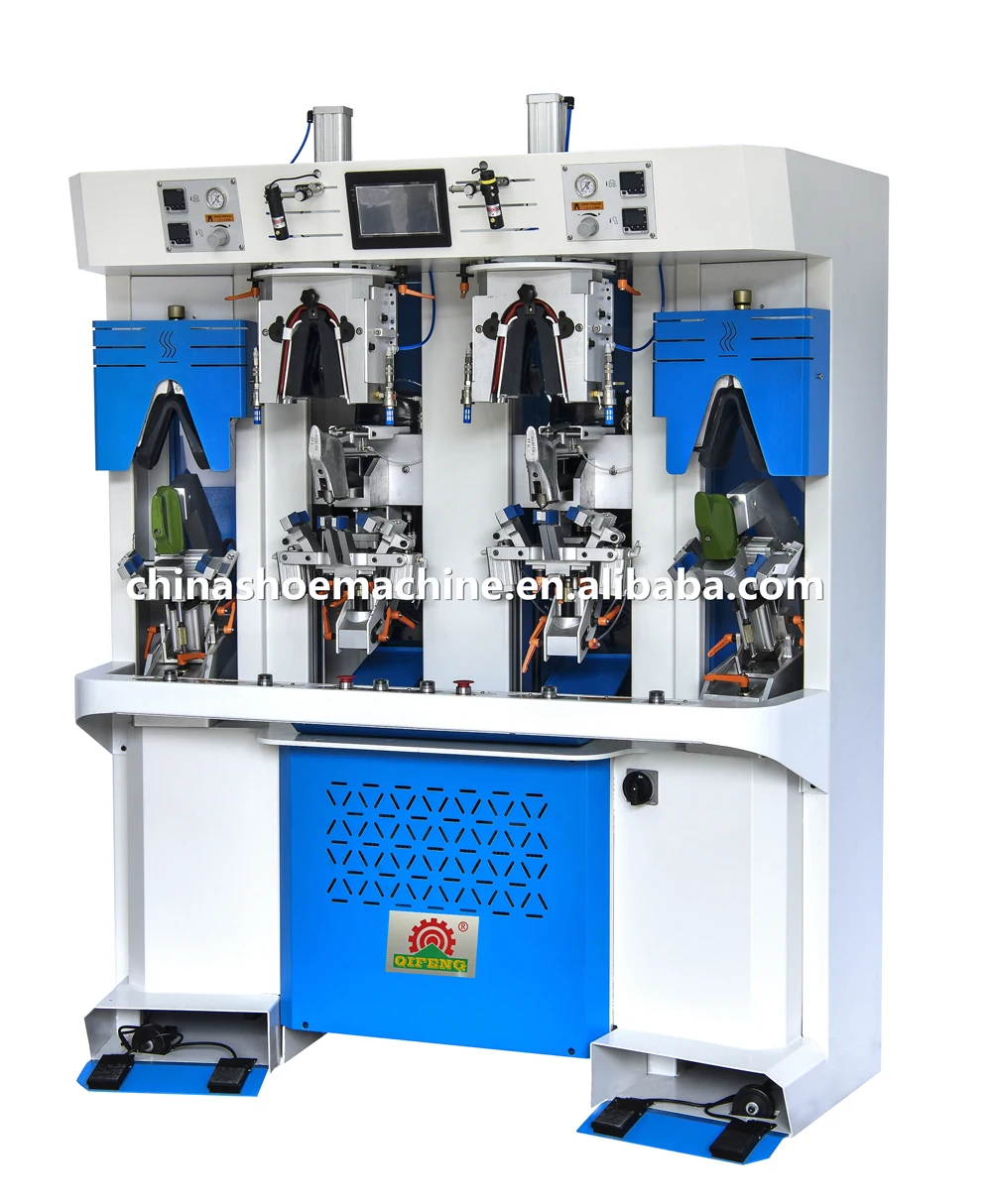 QF-858S Shoe Making Machine - Two Cold & Two Hot Moulding