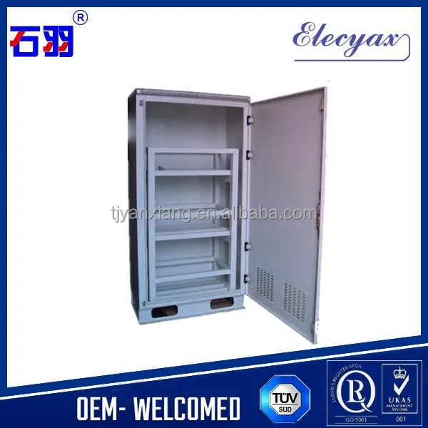 Outdoor Battery Cabinet Galvanized Double Wall Structure Battery Racks ...