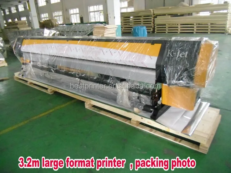 K Jet 3.2m Large Format Outdoor Inkjet Plotter With Konica 512 Head ...