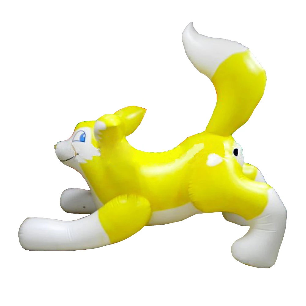 Yellow Pvc Inflatable Husky Dog Animals Pool Toy - Buy Inflatable Husky ...