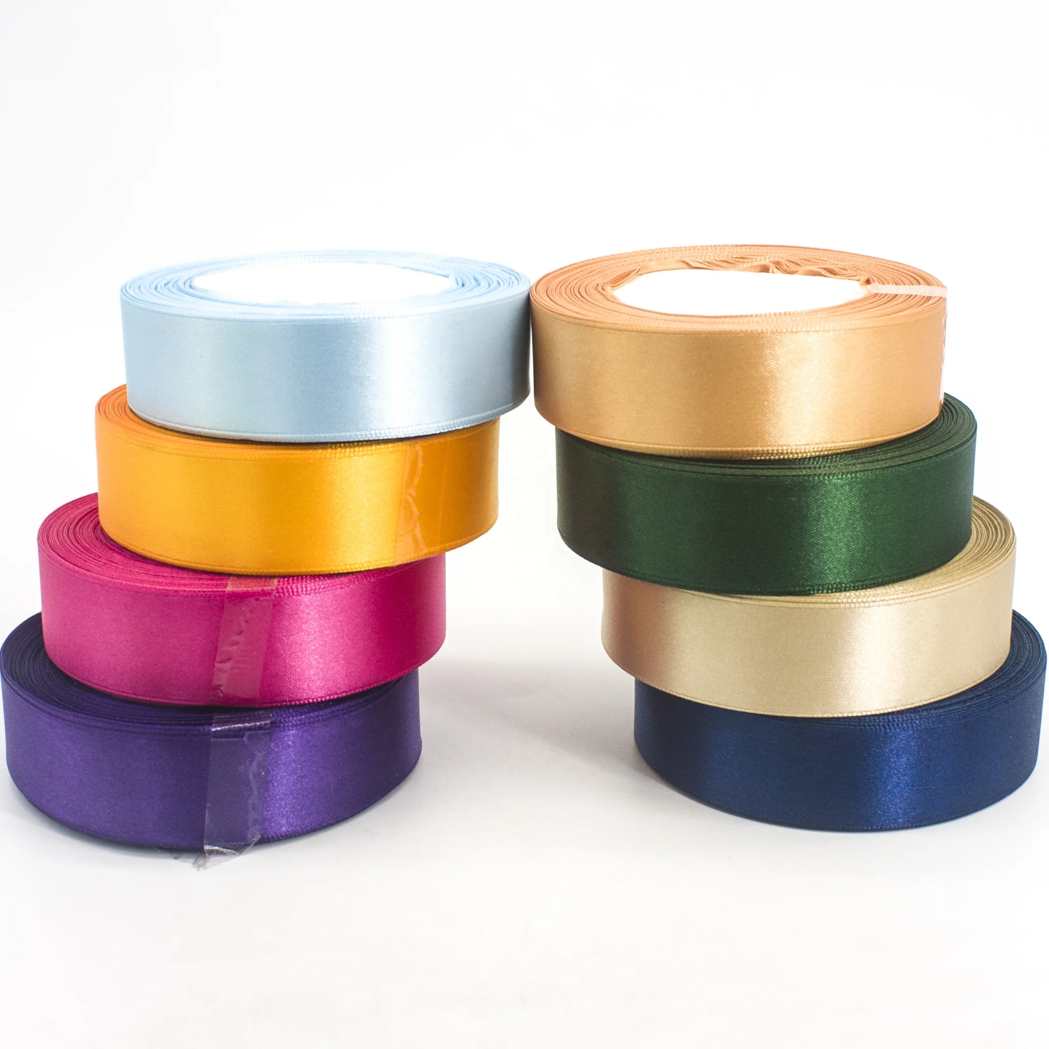 Wholesale Polyester 25mm Double Sided Double Face Satin Ribbon Ribbon ...