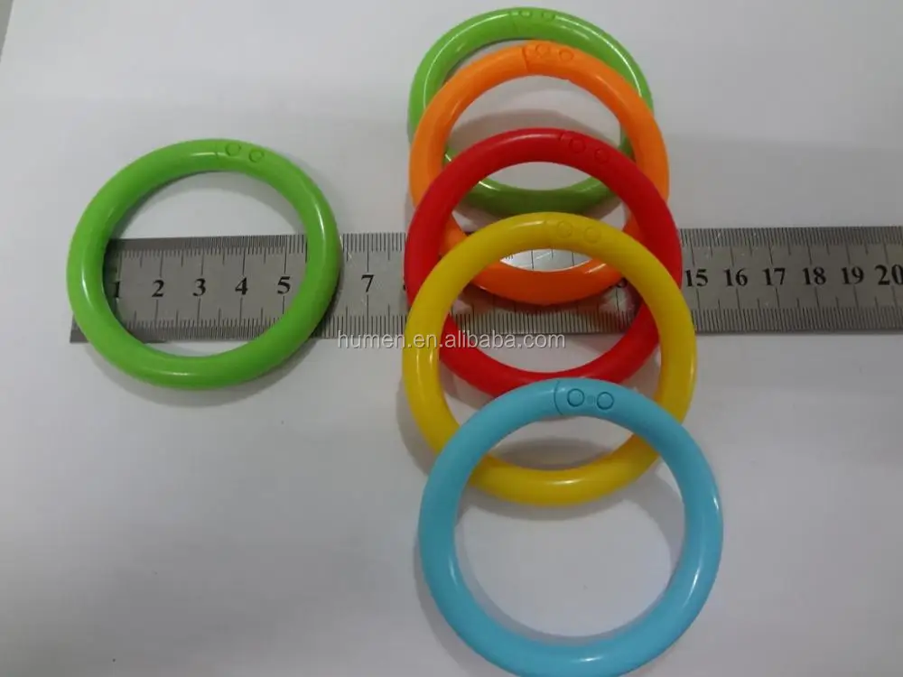 Plastic Eco-friendly Snap Ring Split Ring Loose Leaf Ring - Buy Split ...