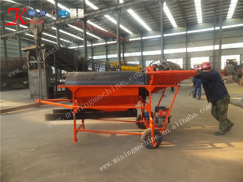 Mini Gold Trommel for Placer Gold Recovery - Easy Movable