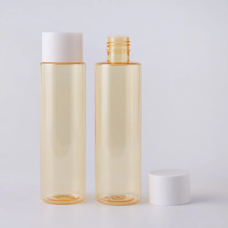 50ml 100ml Pet Transparent Facial Toner Bottle With Double Layer Screw ...