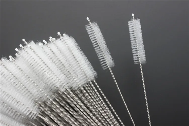 230mm Stainless Steel Straw Brush for Eco-Friendly Cleaning