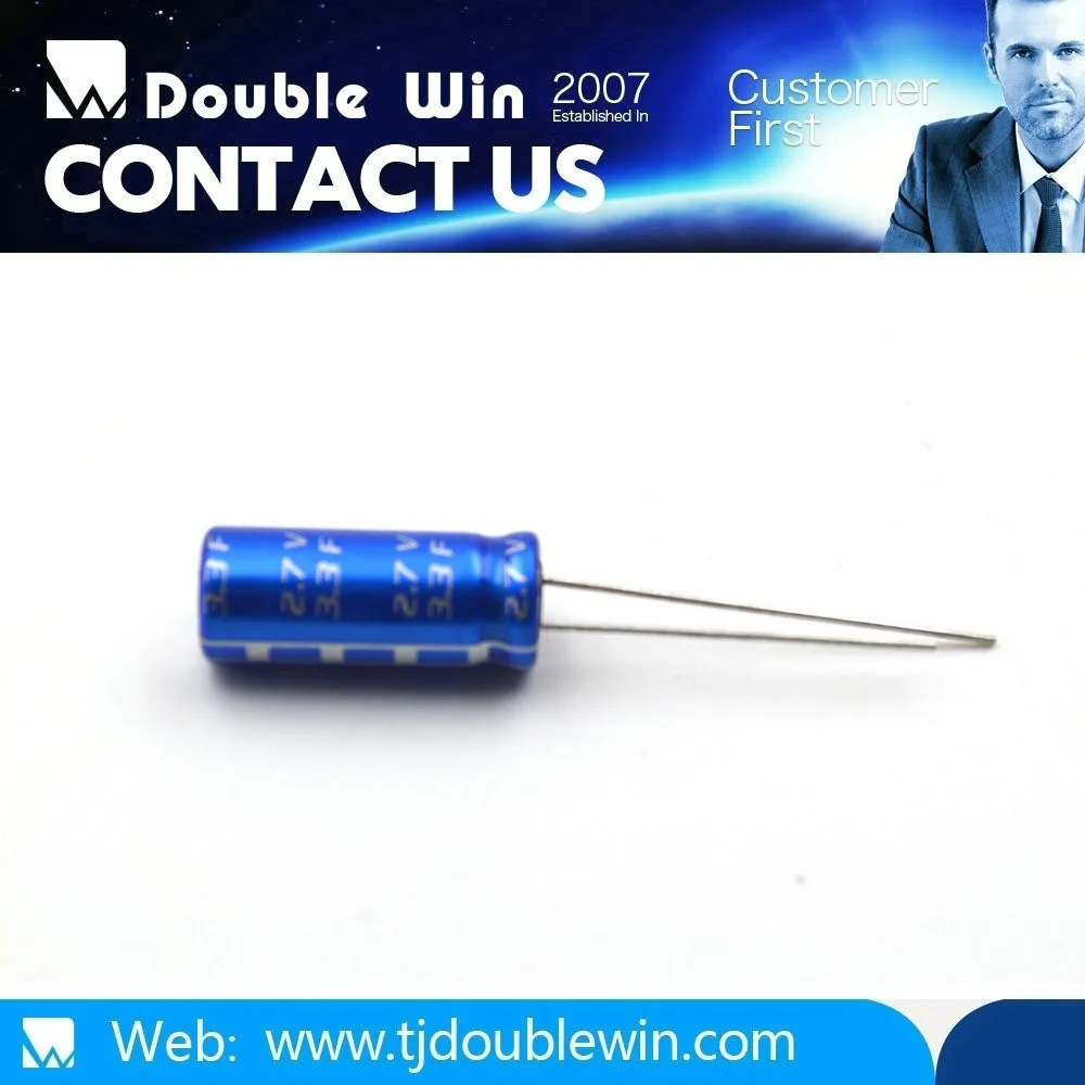 2.7v 1f Supercapacitor/capasitor/ultra Capacitor 2.5v - Buy 2.7v 1f ...
