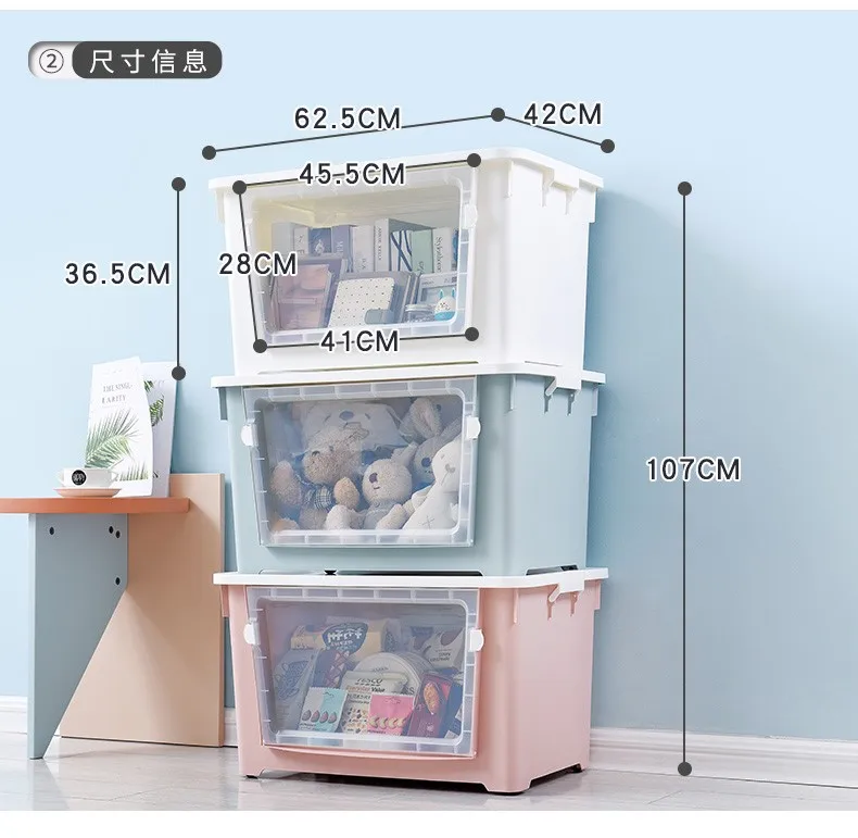 Plastic Side Open Storage Bins - Buy Side Open Stackable Plastic ...