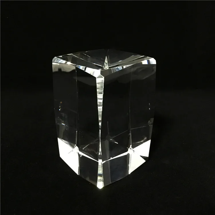 Bevel Edges Rectangle Shape Blank Crystal For 3d Sub Surface Engraving ...