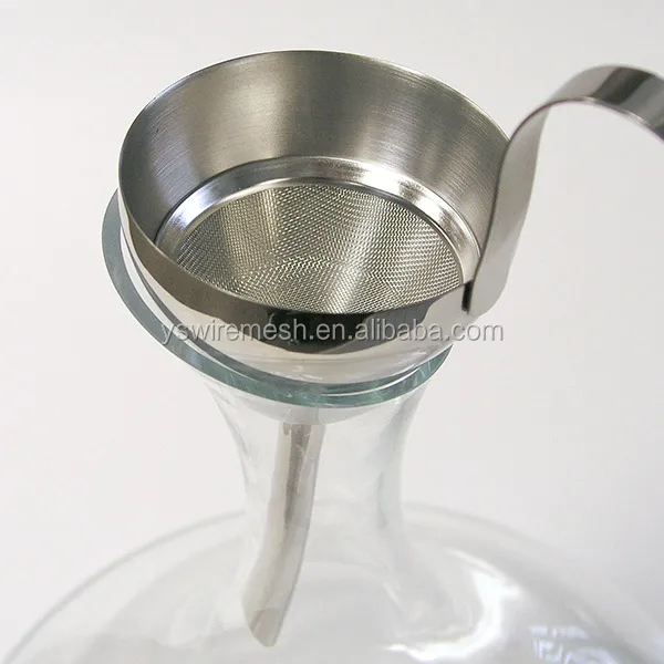 Stainless Steel 304 Mesh Screen Filter And Separating Funnel For Liquid ...