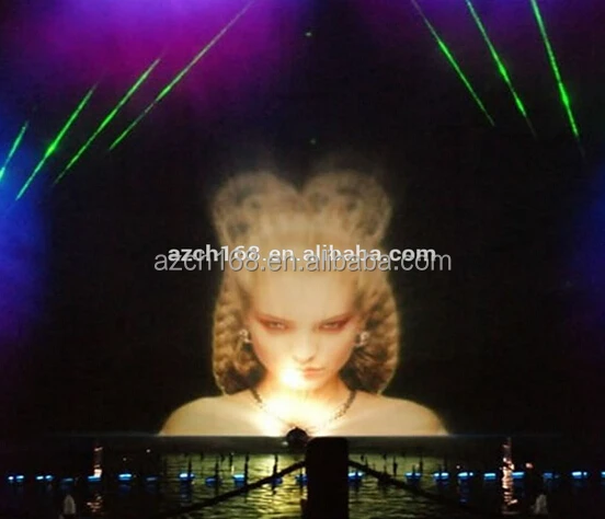 Modern 3D Water Screen Movies Projection Outdoor Fountains