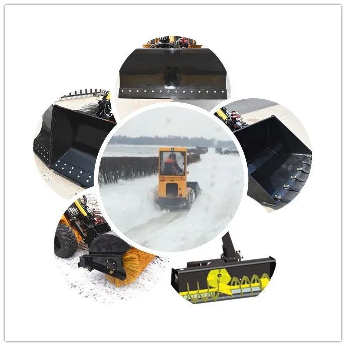 Snow Removal Loader With Snow Blower - Buy Small Agriculture Machinery ...