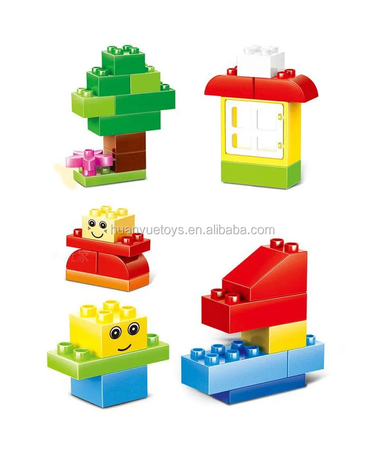 Wange Toys Big Particle Building Blocks Diy Puzzle Assembly Toys For ...