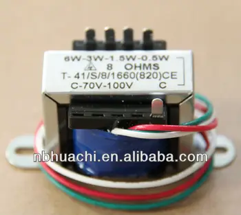 Oem 70v 100v Audio Line Transformer - Buy Audio Line Transformer,Custom ...