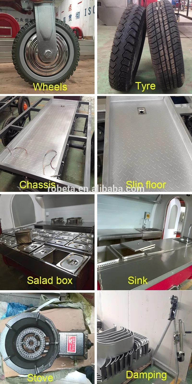 Potato Chip Machine Food Cart Trailer Used Food Carts For Sale Mobile ...