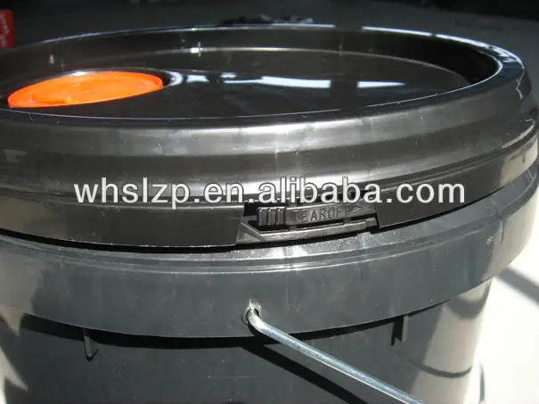 20l Engine Oil Bucket With Lid And Handle - Buy Plastic Bucket With Lid ...