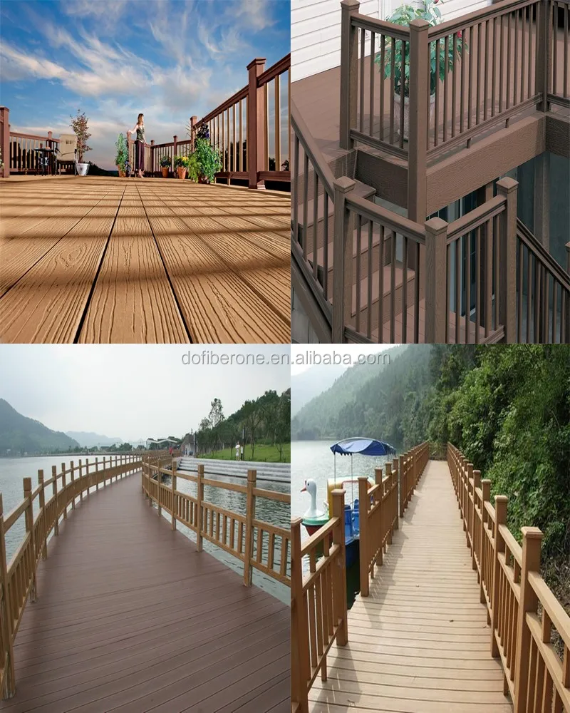 Outdoor Wpc Decking/ Wood Plastic Composite Decking Manufacturer - Buy ...
