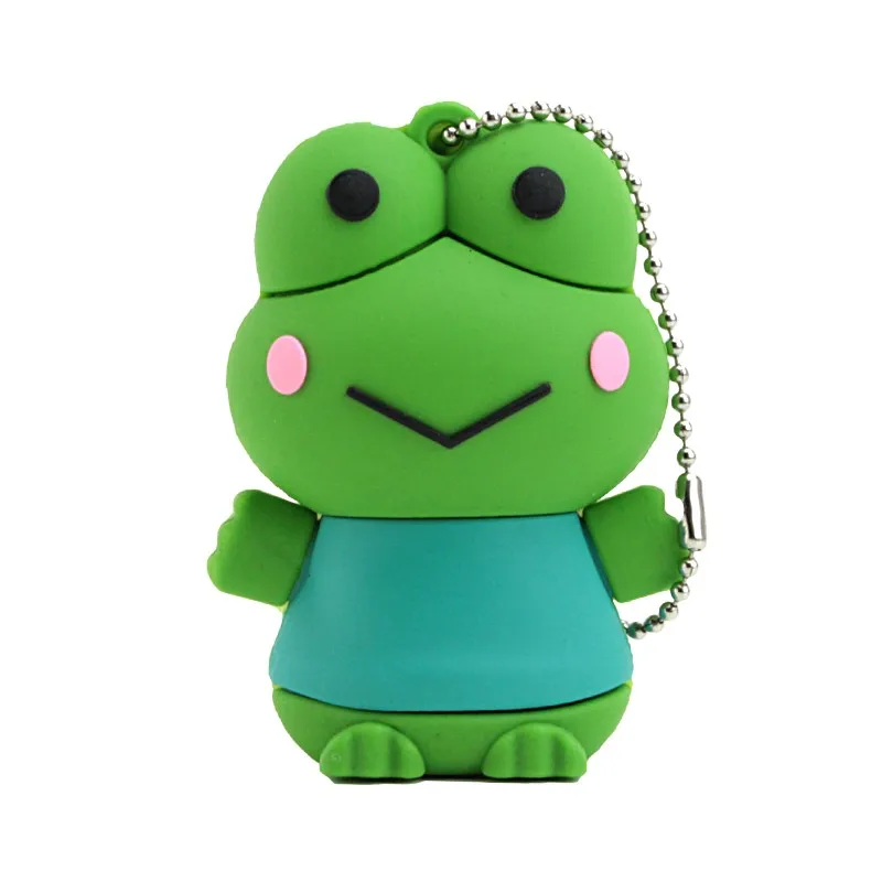 Cartoon Silicone Frog Usb Flash Drive Pen Drive Pendrive Memory Stick ...