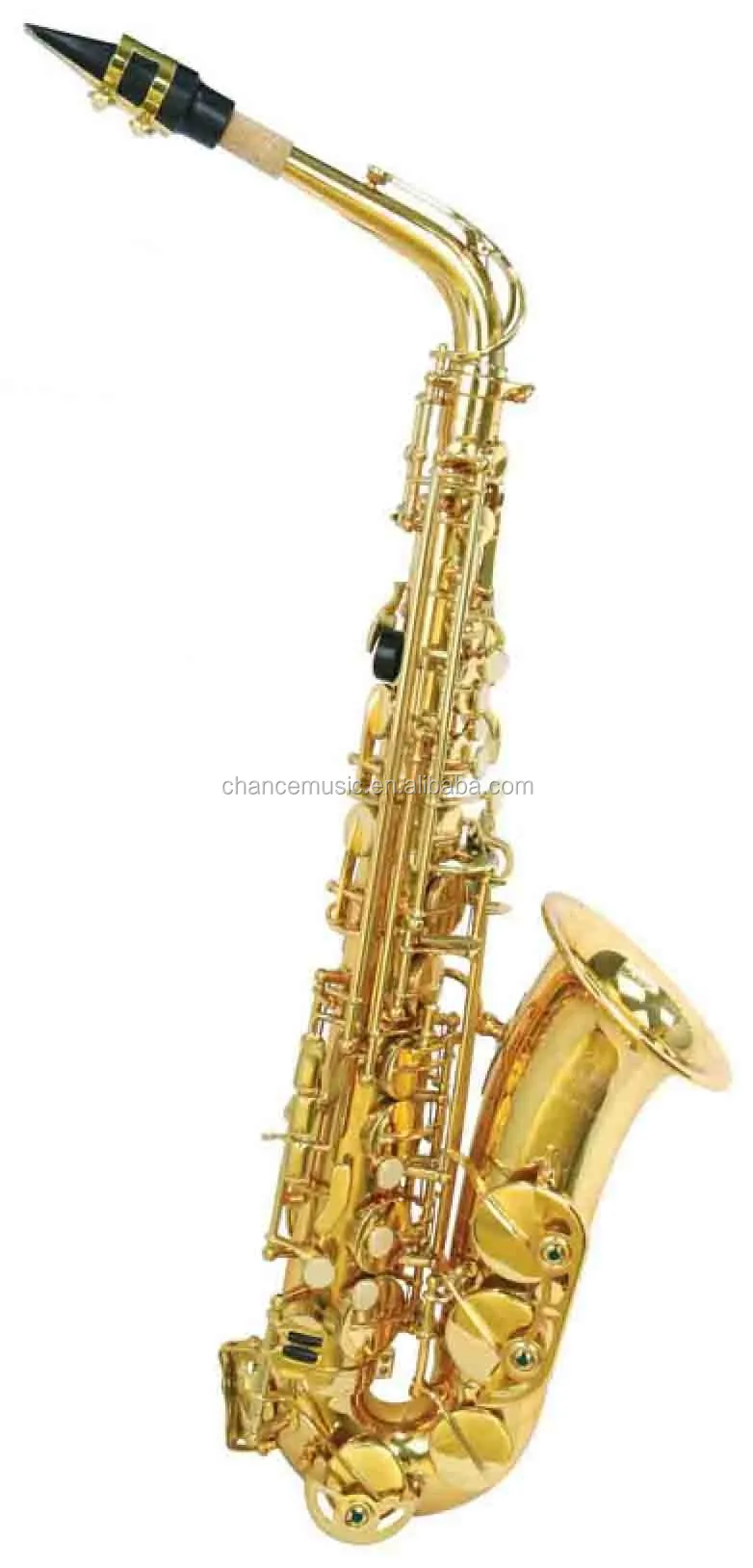 High Quality Eb Key Yellow Brass Lacquer Surface Alto Saxophone ...