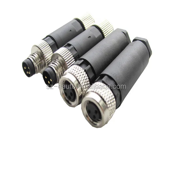 Round Connector M8 4 Pin Connector Screw Termination| Alibaba.com