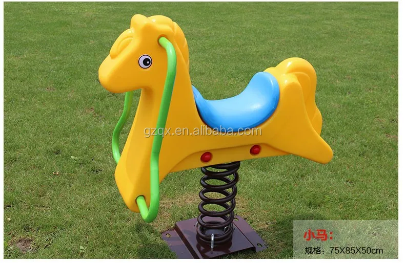 Ce Standard Children Plastic Spring Rocking Horse(qx-18157g)/horse ...