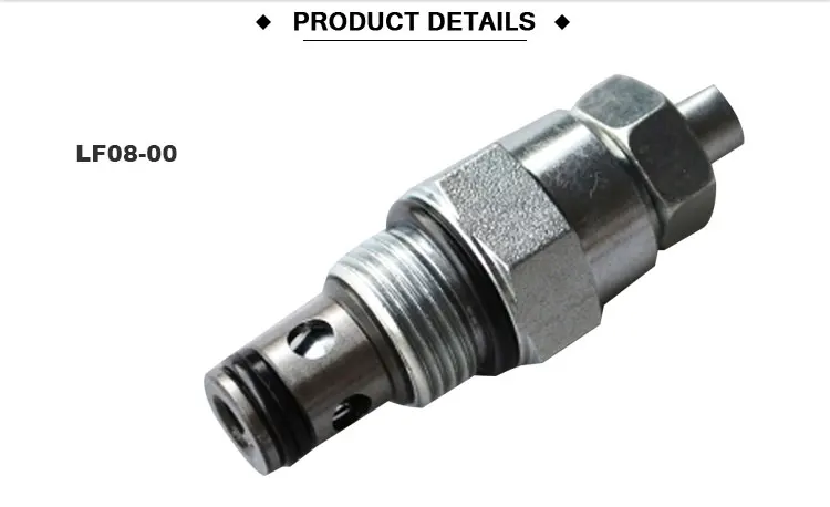 Lf08-00 Hydraulic Cartridge Adjustable Pressure Flow Control Relief ...
