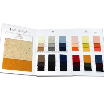 Kingshine Customized Cashmere Fabric Color Chart High Quality Textile ...