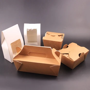 Paper Snack Food Box,Bio Degradable Cardboard Lunch Box,Custom Printed ...