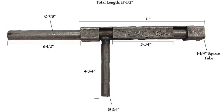 Heavy Duty Spring Gate Latch With L-grip And Square Tube Body Door ...