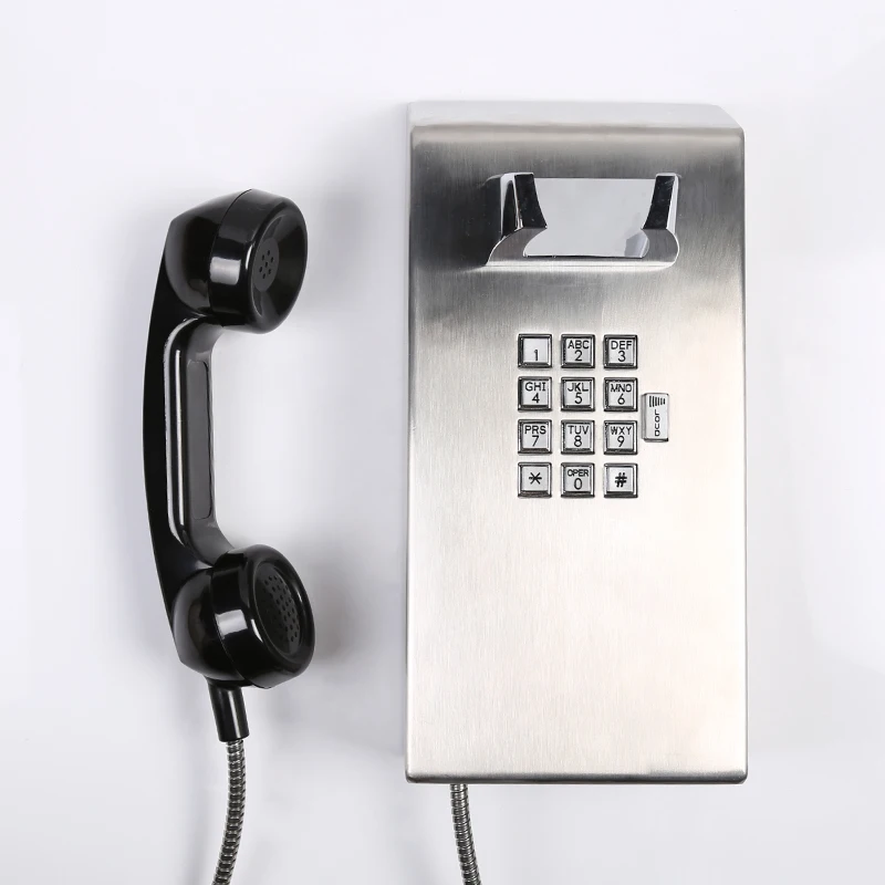 Stainless Steel IP Phone Payphone for Inmate Telephones