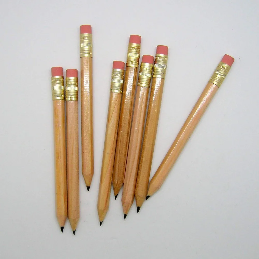 High Quality 3.5" Personalized Hb Pencil Custom Mini Golf Pencil ...