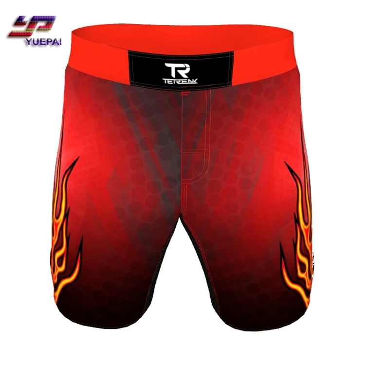 Sublimated Spandex Gym Sport Mma Fighting Shorts - Buy Sublimated Mma ...