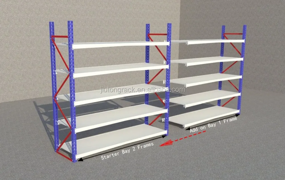Industrial Storage Shelves Rack - Durable & Adjustable